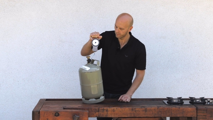 Fllstand Gasflasche Messen
