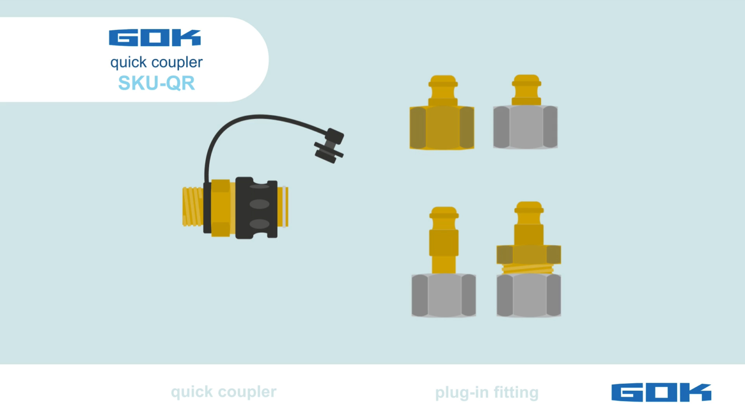 Quick-release connection LPG – connecting hose to gas equipment
